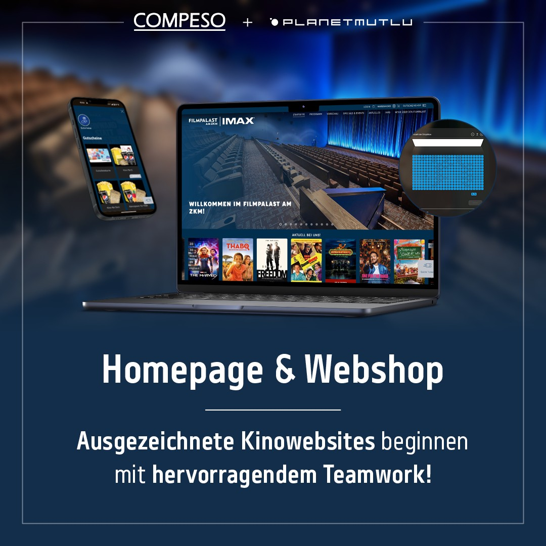 Neue Website für Filmpalast am ZKM • COMPESO